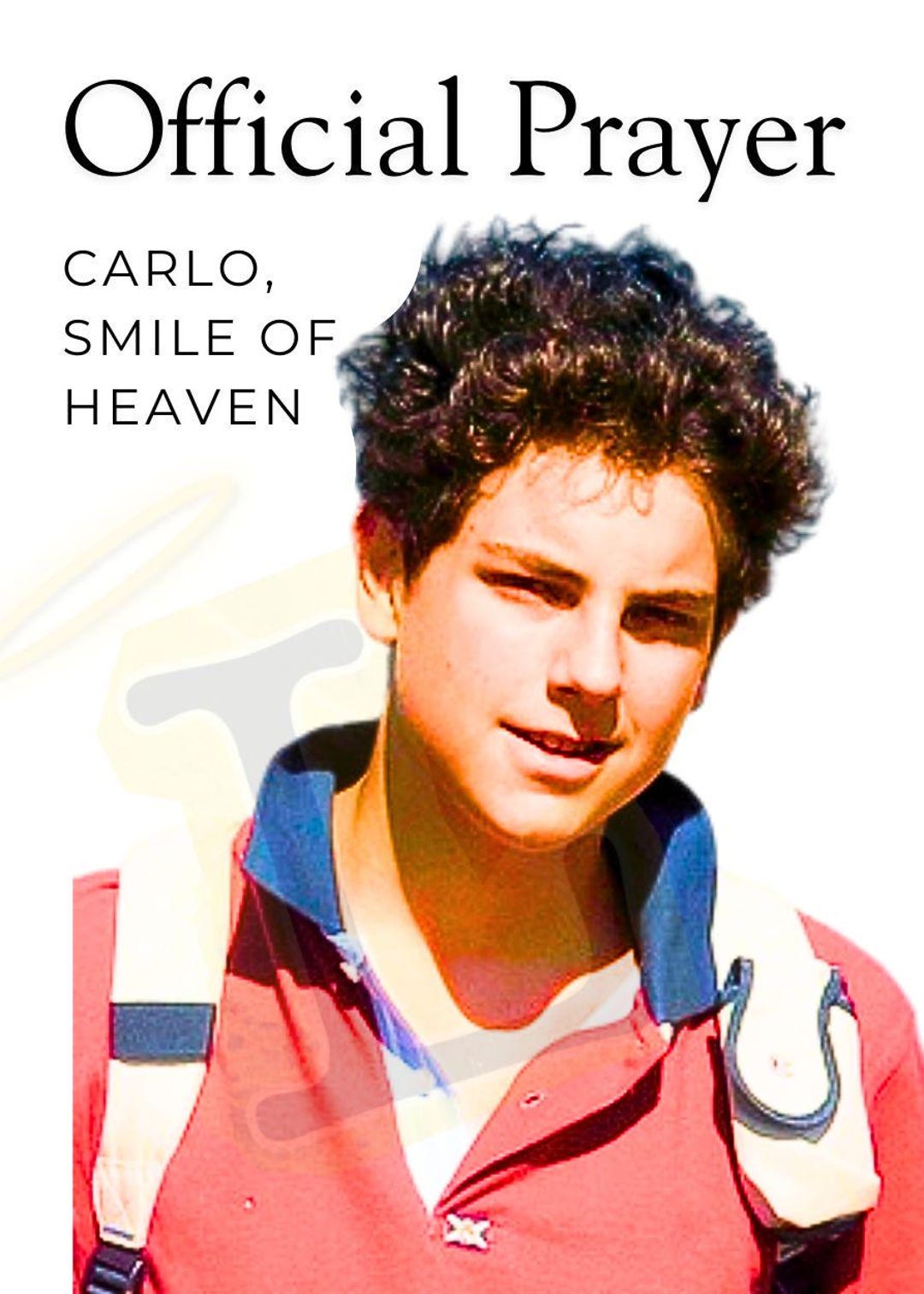 Digital Carlo Acutis Smile of Heaven Official Prayer Digital Printout ...