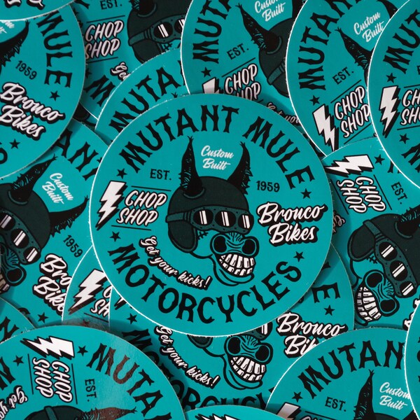 Mutant Mule Sticker Set - Etsy