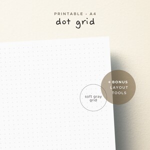 Printable Dot Paper PDF A4 5mm Dot Grid - Etsy