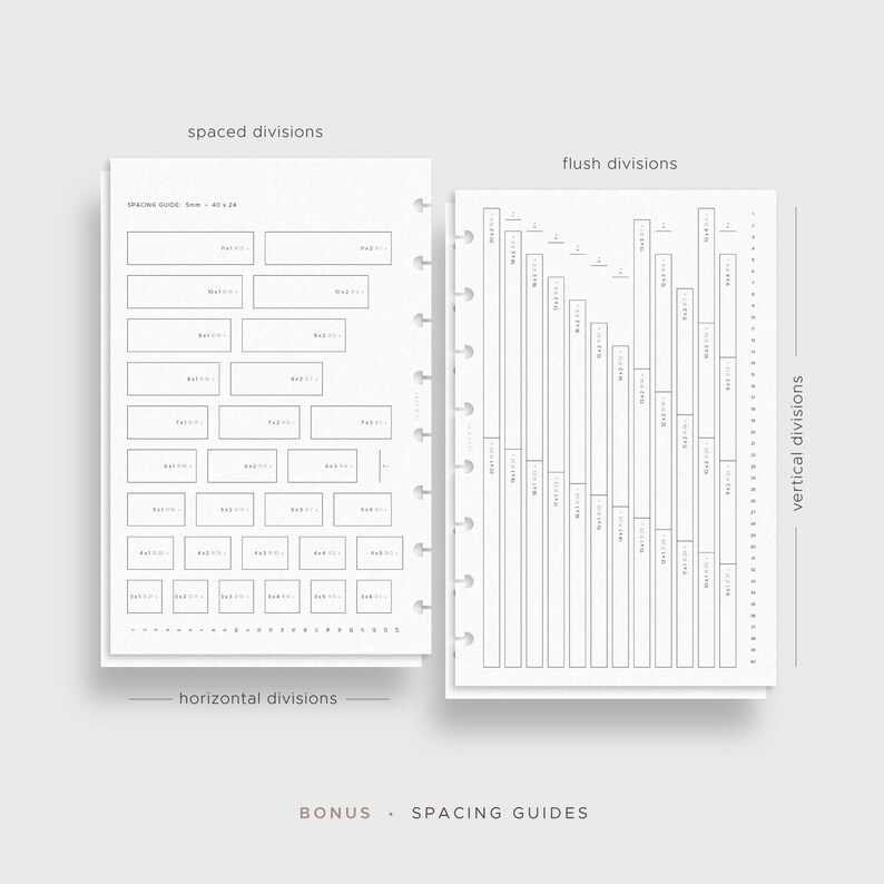 Printable Grid Paper PDF half-letter Inserts 5mm Grid - Etsy