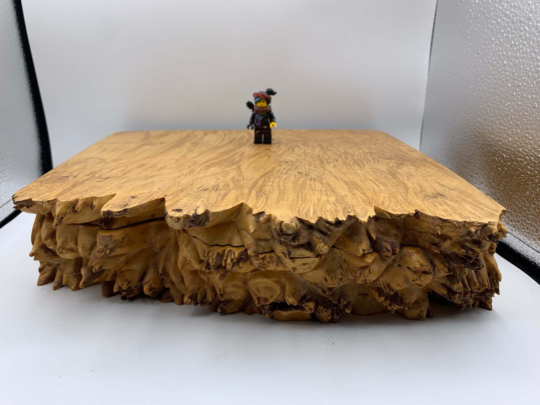 Large Michael Elkan Handmade Studio-craft Box From the 1970s Live-edge ...