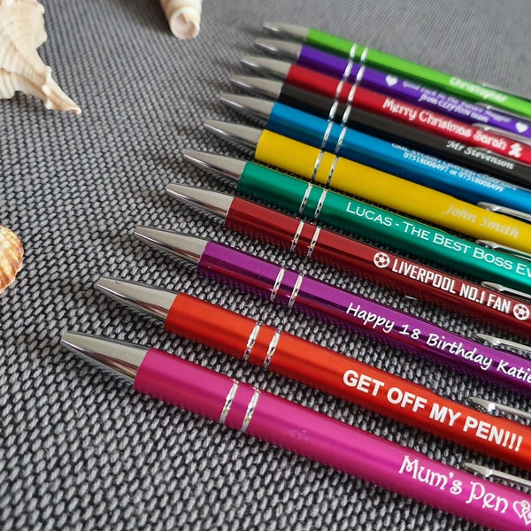 Personalized Pens - Etsy