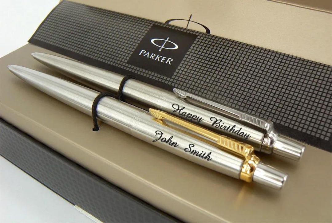 Personalised Engraved Custom Made Parker Jotter SET or Pen. Comes With ...