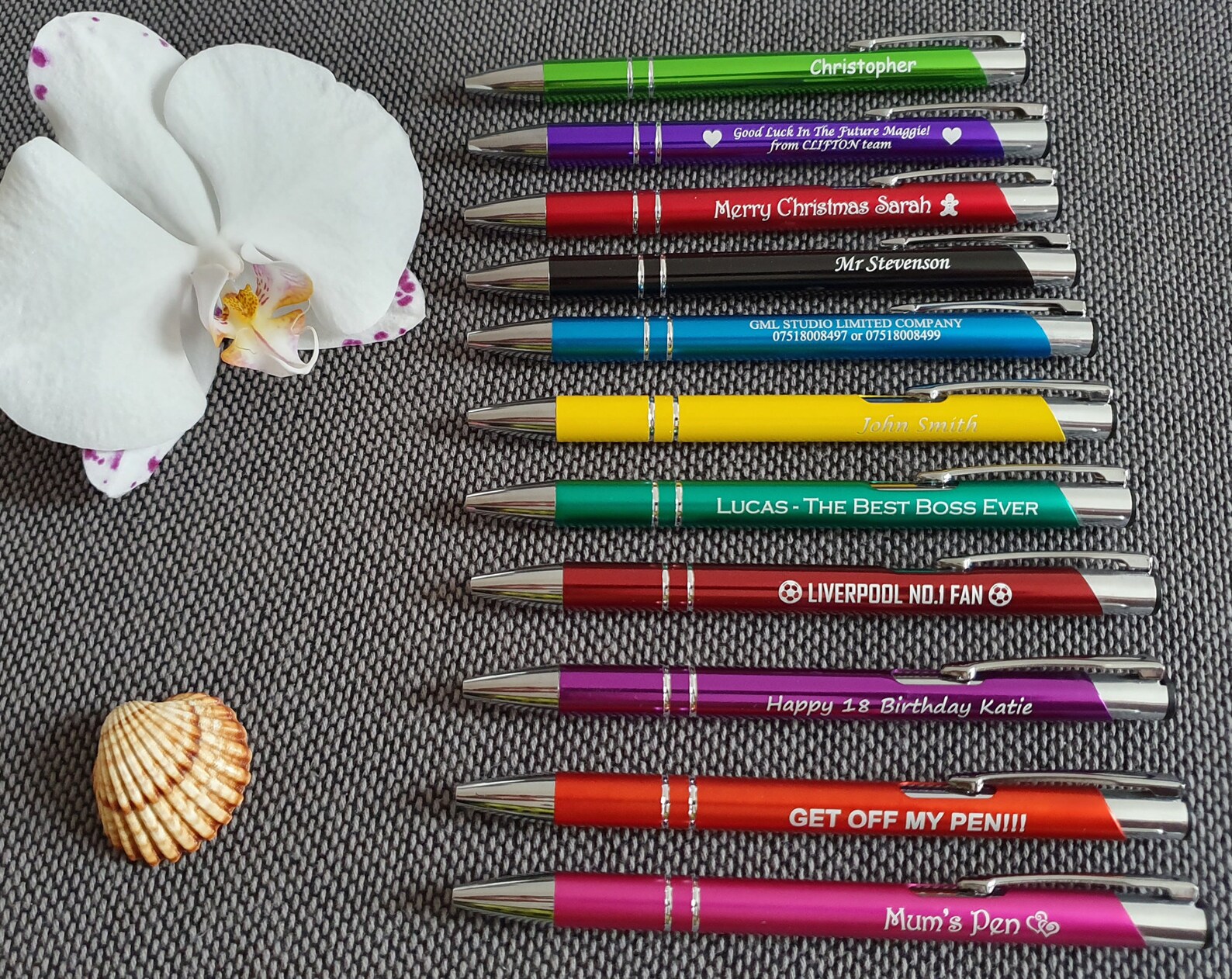 Personalised Pen, Engraved Ballpoint Pen, Promotional Pens, Custom ...