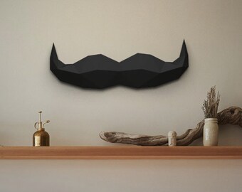 3d Human Face Papercraft Trophy. Origami Full Face Abstract - Etsy