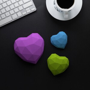 Papercraft Heart, Corazon Papercraft, Papercraft, Papercraft 3d, PDF ...