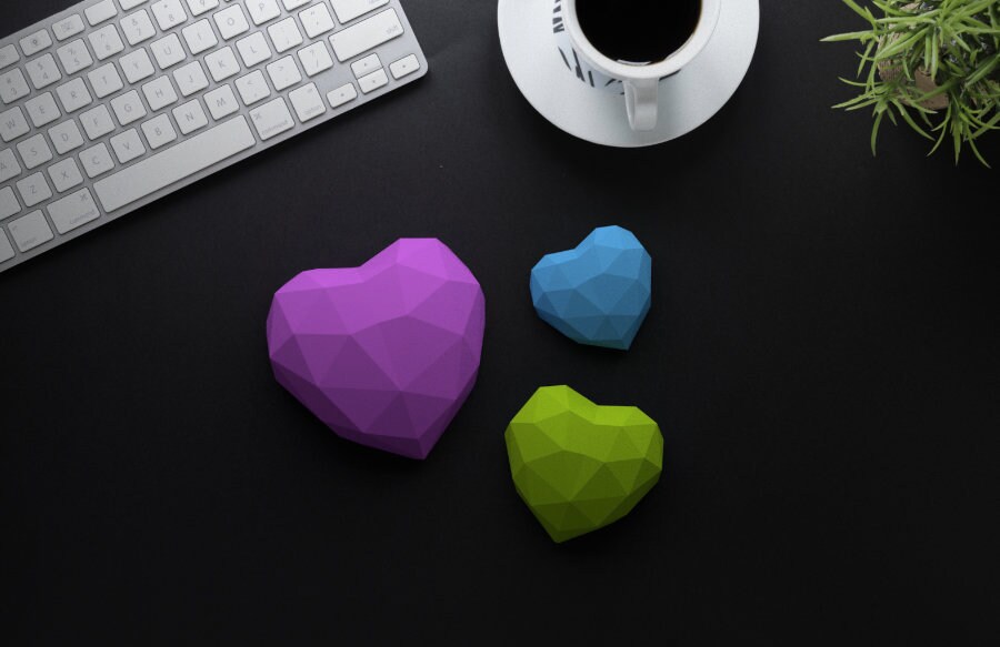 Papercraft Heart Corazon Papercraft Papercraft Papercraft - Etsy Canada