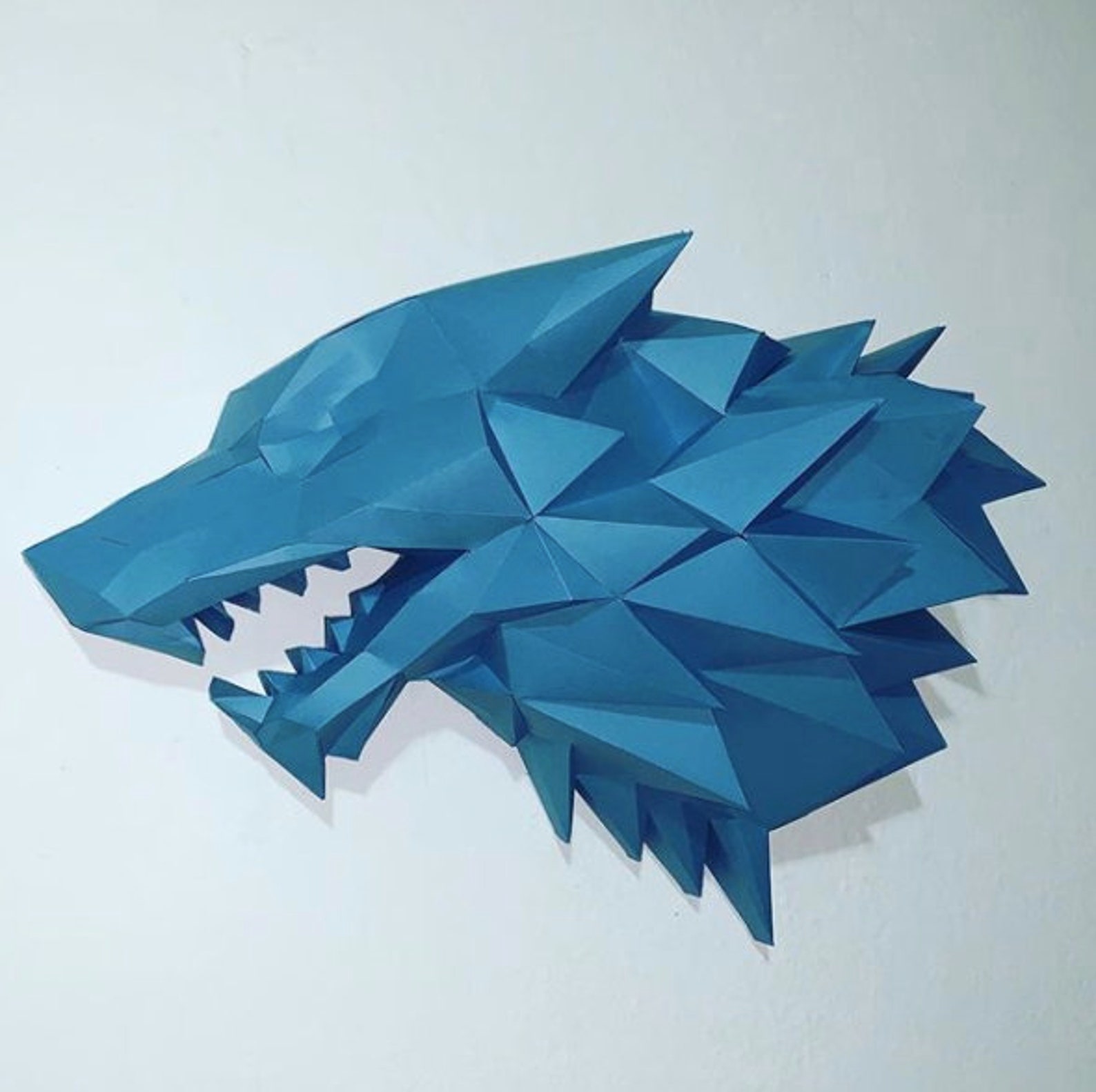 Wolf Papercraft Wolf Low Poly Papercraft Papercraft 3d | Etsy