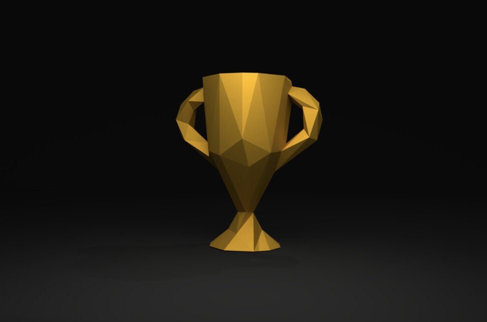 Trophy Cup Papercraft Trophy Low Poly Papercraft 3d PDF - Etsy Australia