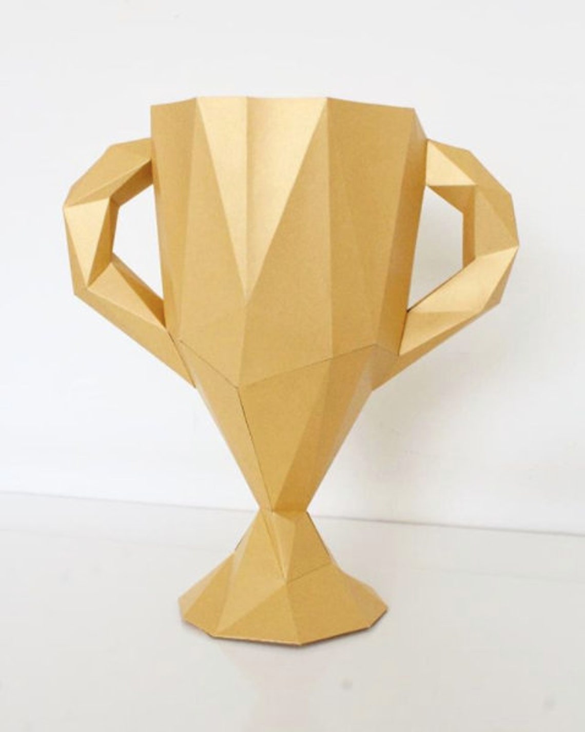 Trophy Cup Papercraft Trophy Low Poly Papercraft 3d PDF - Etsy Australia