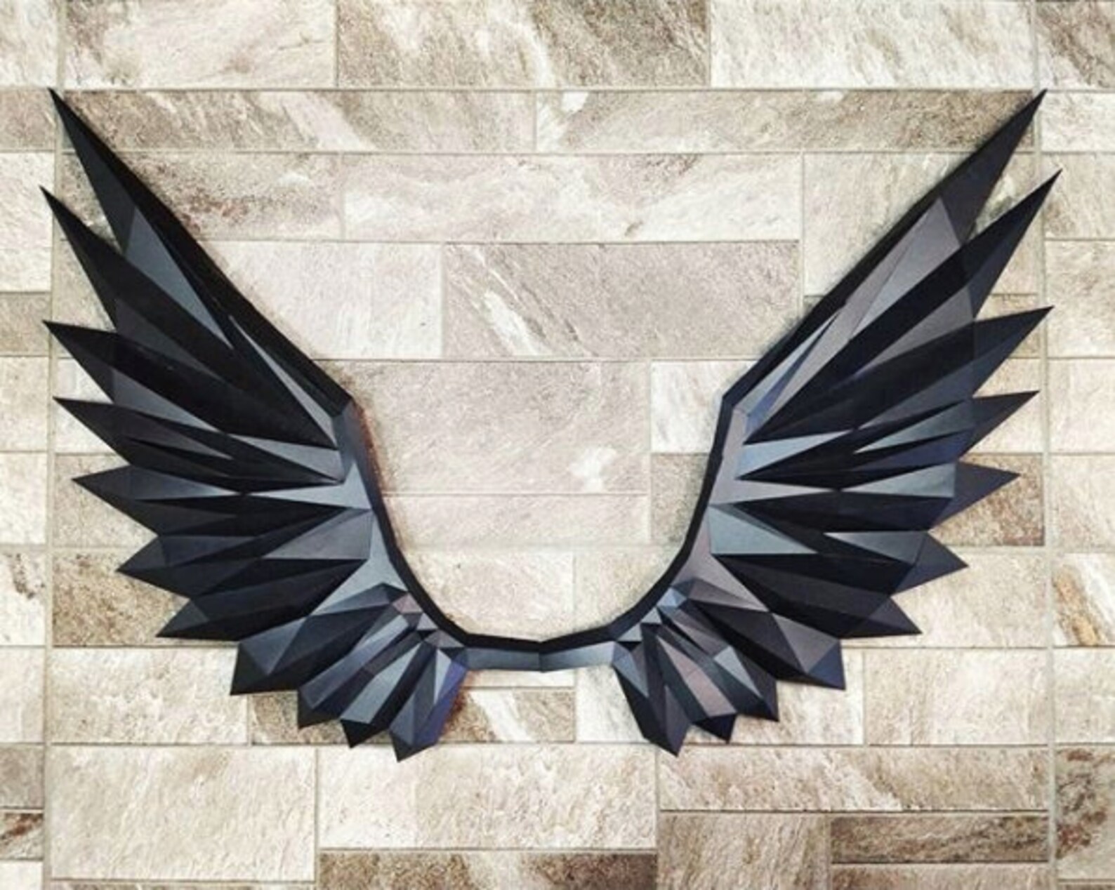 Wings Papercraft Wings Low Poly Papercraft Papercraft 3d | Etsy UK