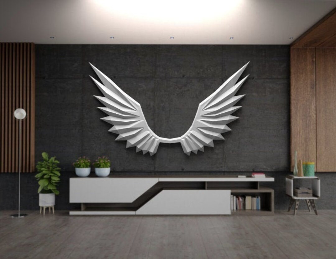 Wings Papercraft, Wings Low Poly, Papercraft, Papercraft 3d, PDF, DIY ...