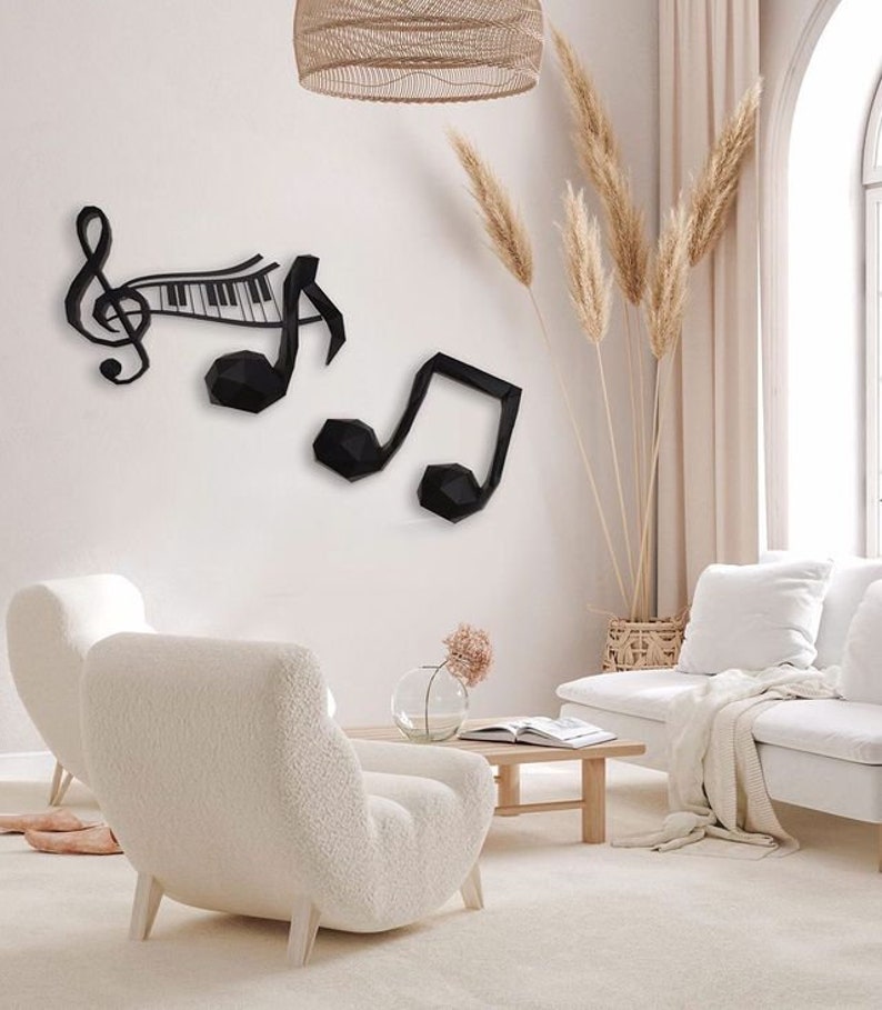 3D Papercraft Music Notes X3 Music Pack Triple Combo Music - Etsy Australia