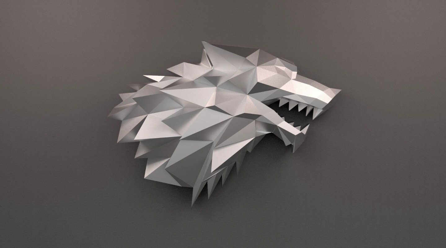 Wolf Papercraft wolf low poly papercraft papercraft 3d - Etsy México