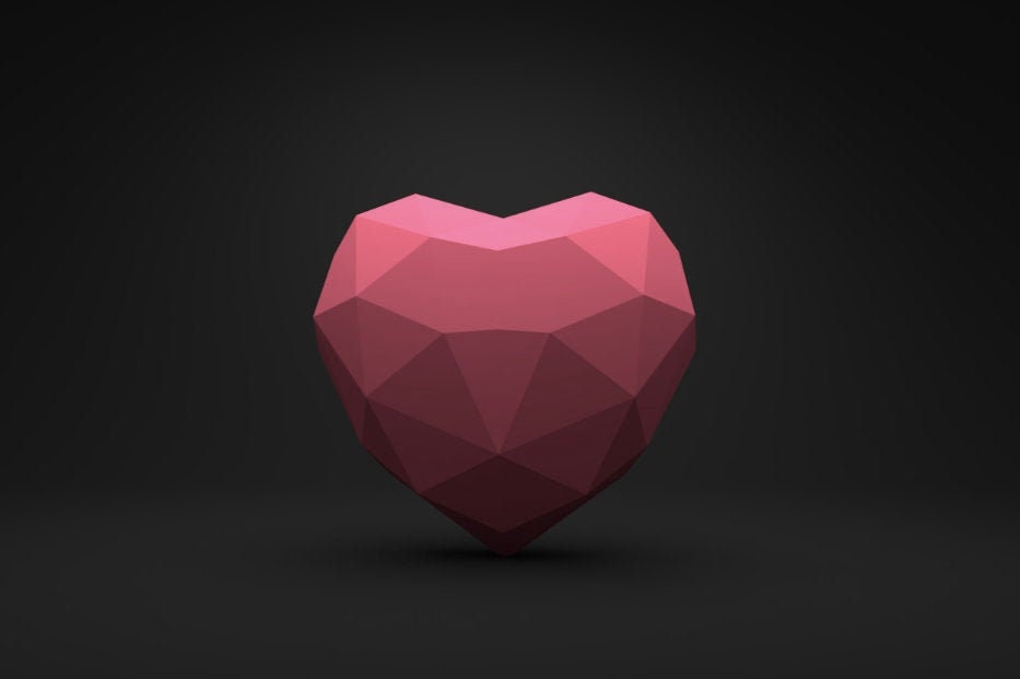 Papercraft Heart Corazon Papercraft Papercraft Papercraft - Etsy Canada