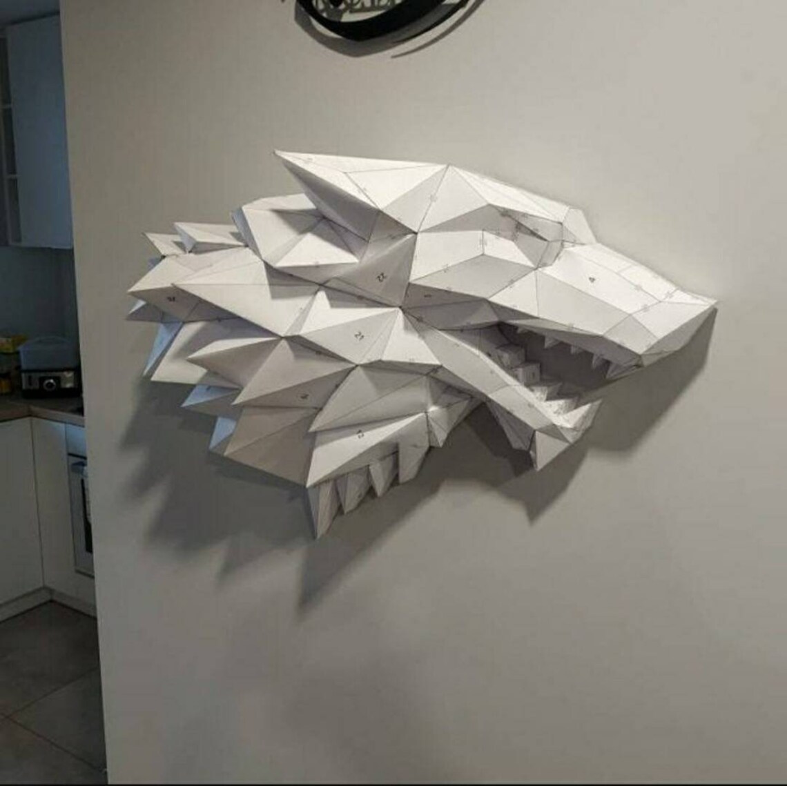 Wolf Papercraft wolf low poly papercraft papercraft 3d - Etsy México