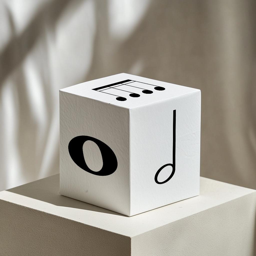 Printable Musical Dice | Music Theory Game | Musical Dice | Music ...
