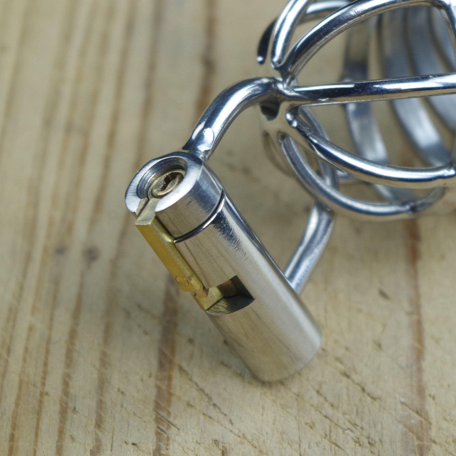 Steel PA Lock Chastity Device Prince Albert Piercing Male | Etsy UK