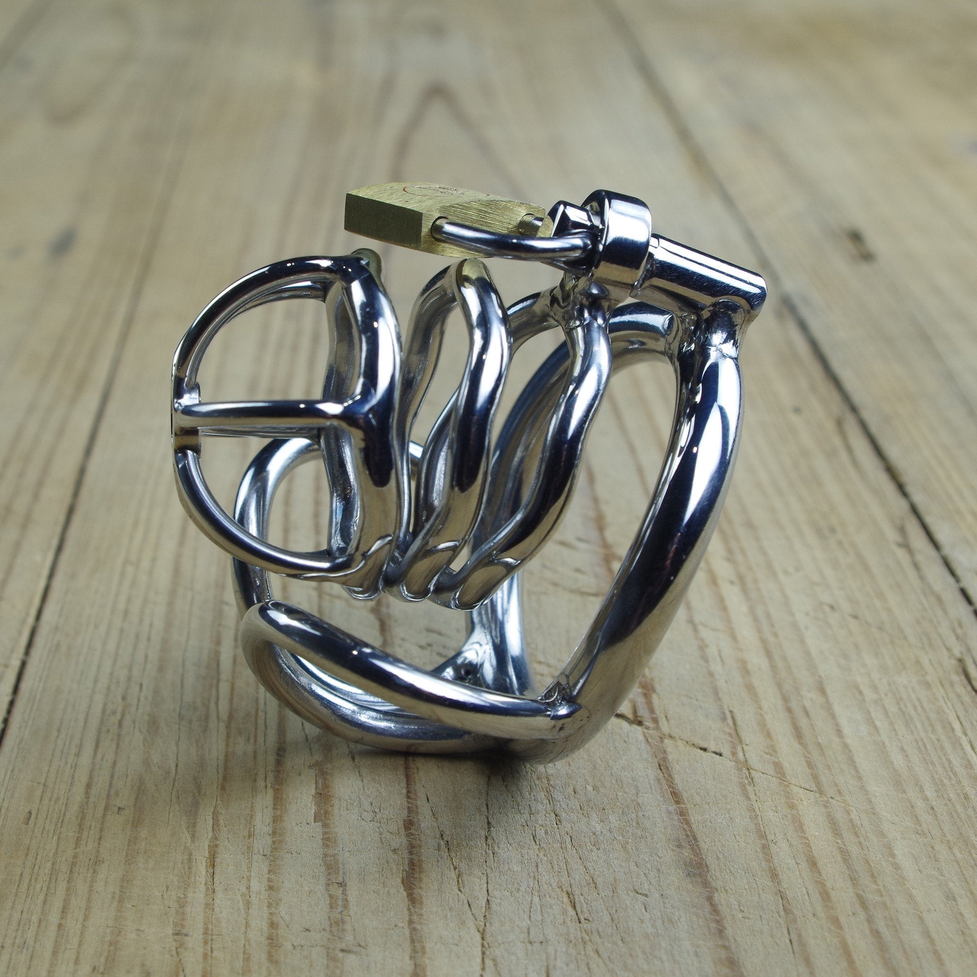 Male Chastity Scrotum Restraints Cock Cage With Padlock Metal - Etsy UK