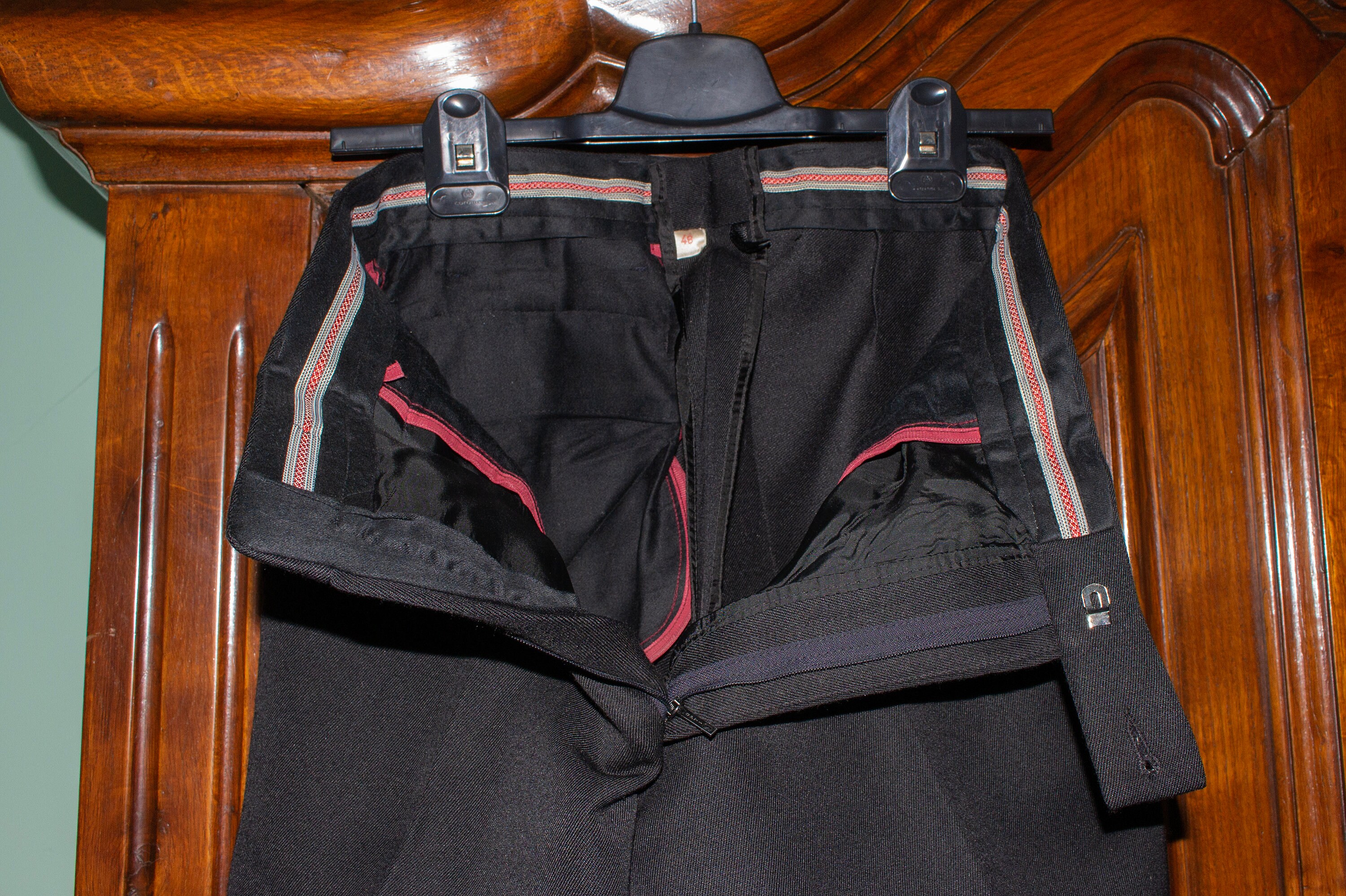 Black Two Piece 70s Bellbottom Suit - Etsy UK
