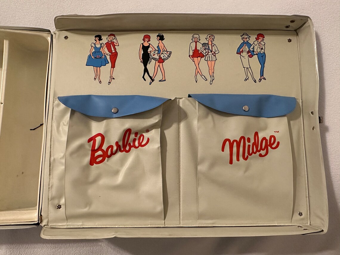 Vintage 1960's Mattel BARBIE & MIDGE in Original Blue - Etsy