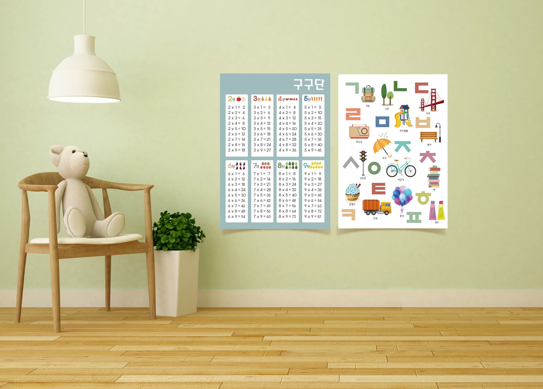 Multiplication Table Poster, Wall Art,classroom Decor, Playroom Decor ...