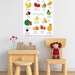 Korean English Fruits Poster,fruit and Numbers Wall Art,classroom Decor ...