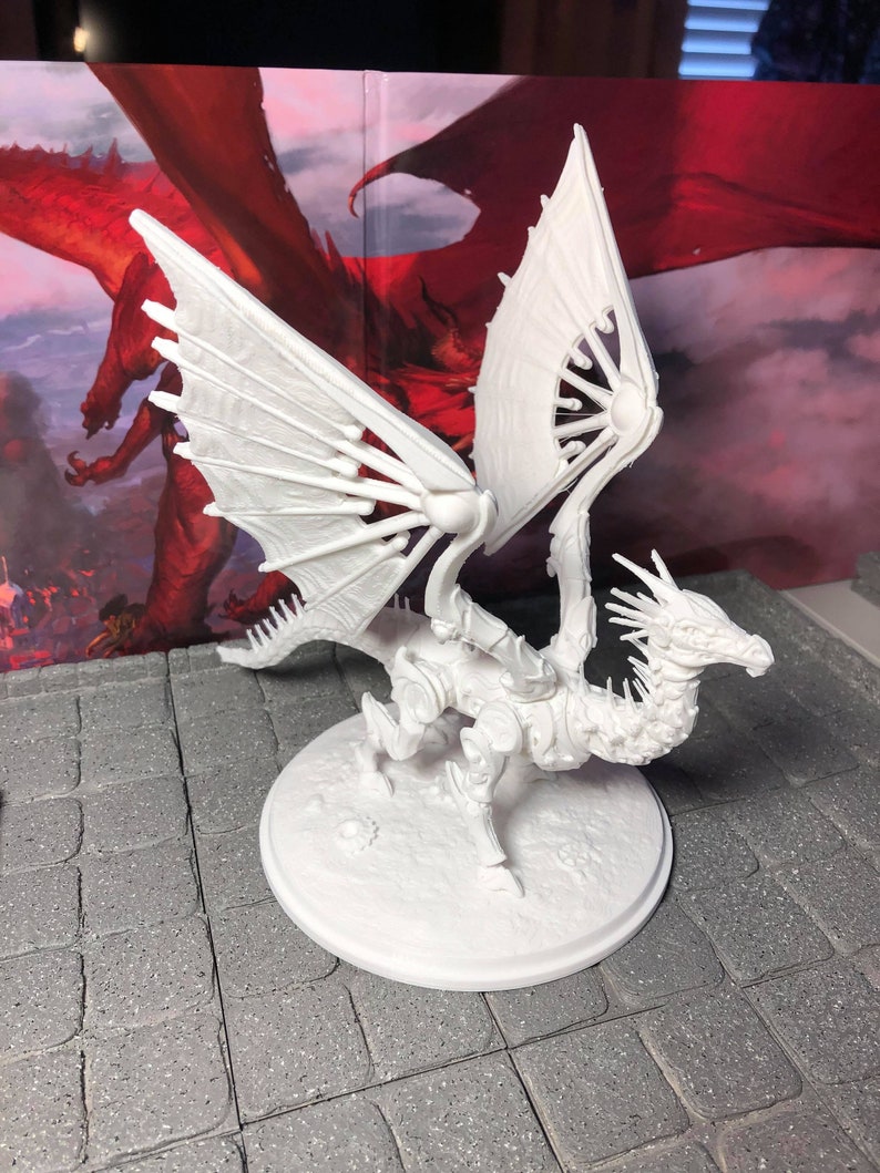 Clockwork Dragon for DND or Pathfinder 3D Printed D&D | Etsy
