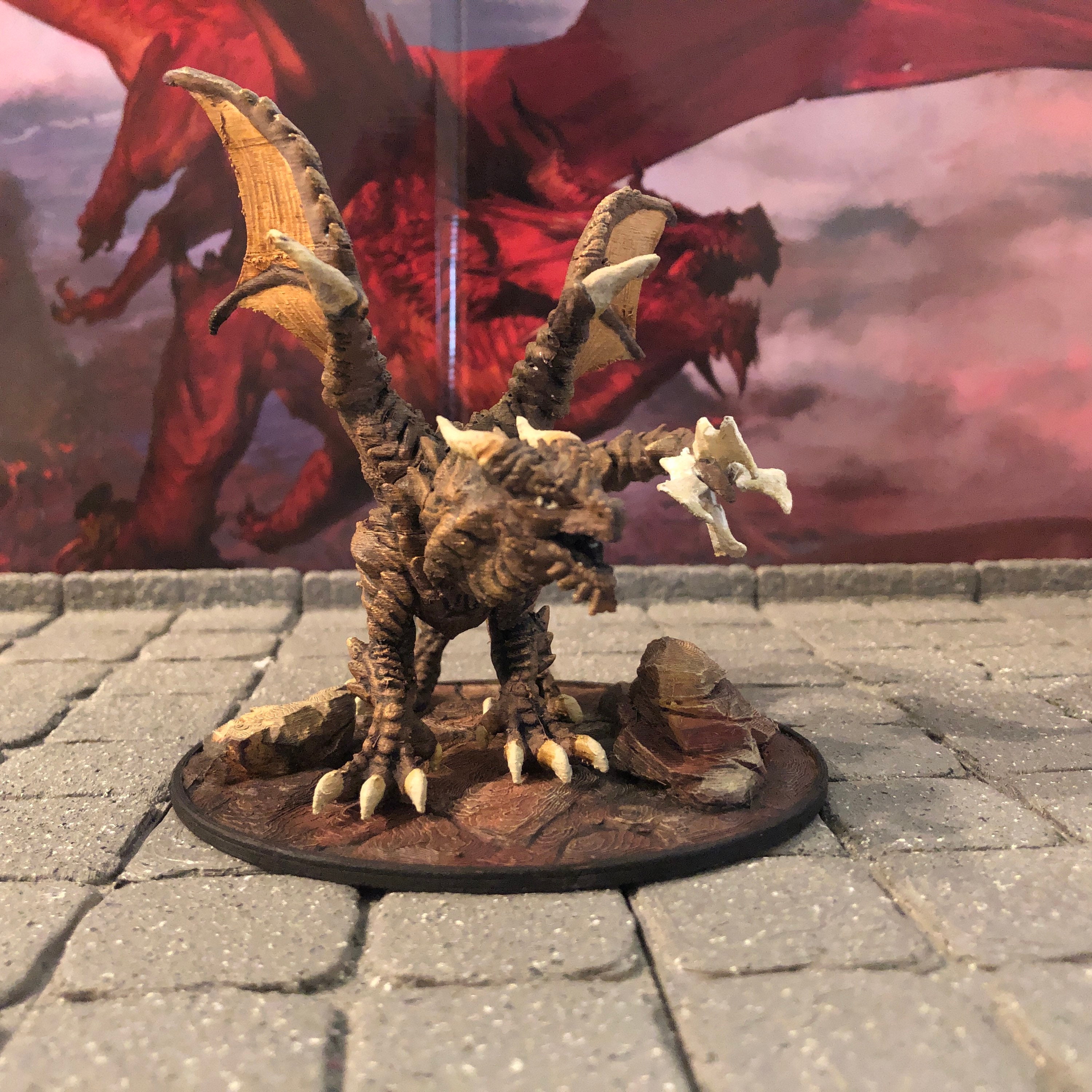 Spike Dragon for Dnd or Pathfinder | 3D Printed D&D Miniature (not ...