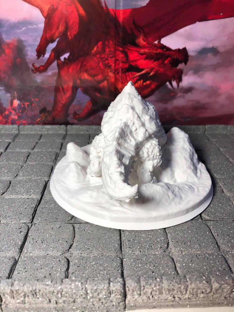 Earth Dragon for Dnd or Pathfinder 3D Printed D&D Miniature not Primed ...