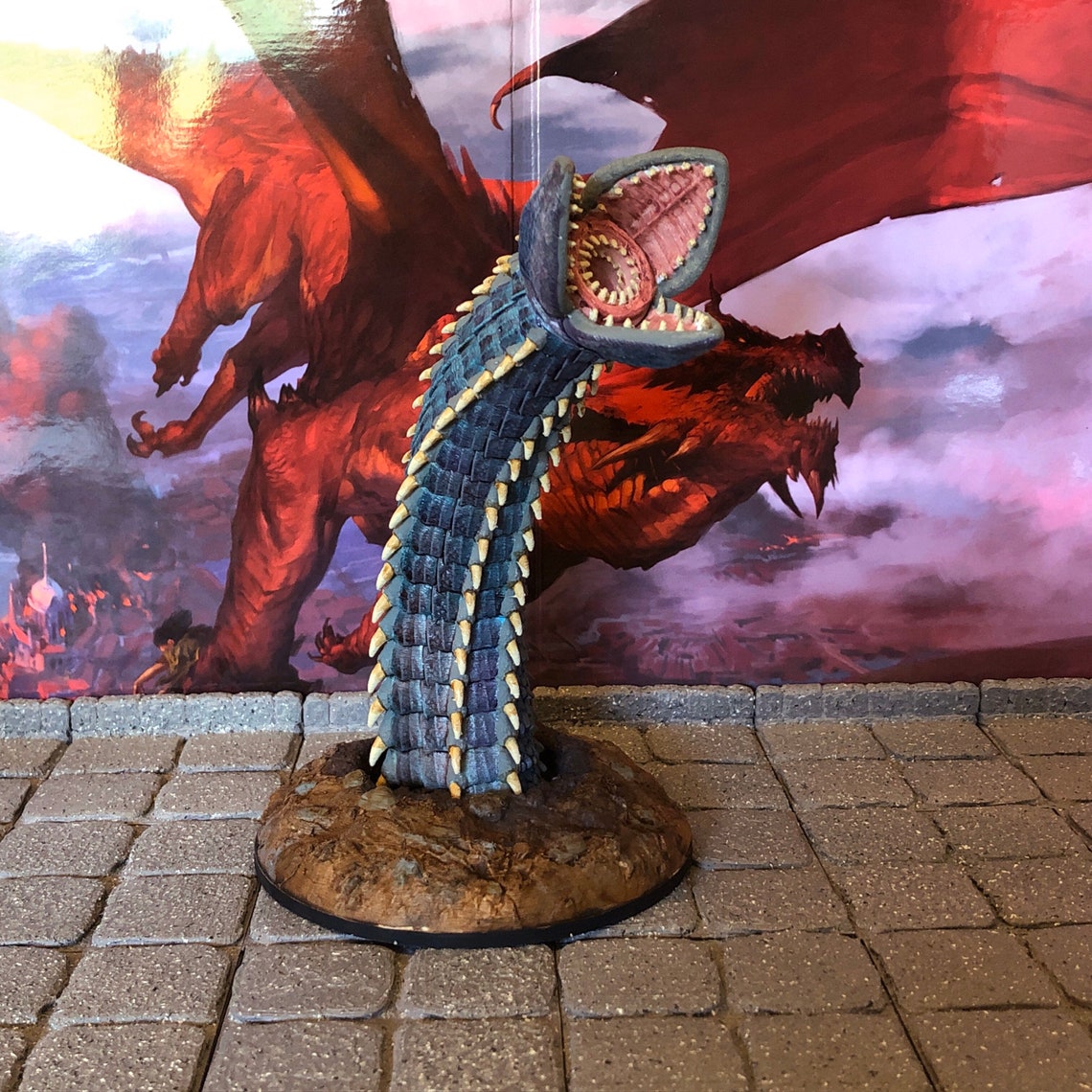 Giant Purple Worm Substitution DND Miniature Giant Worm 3D | Etsy