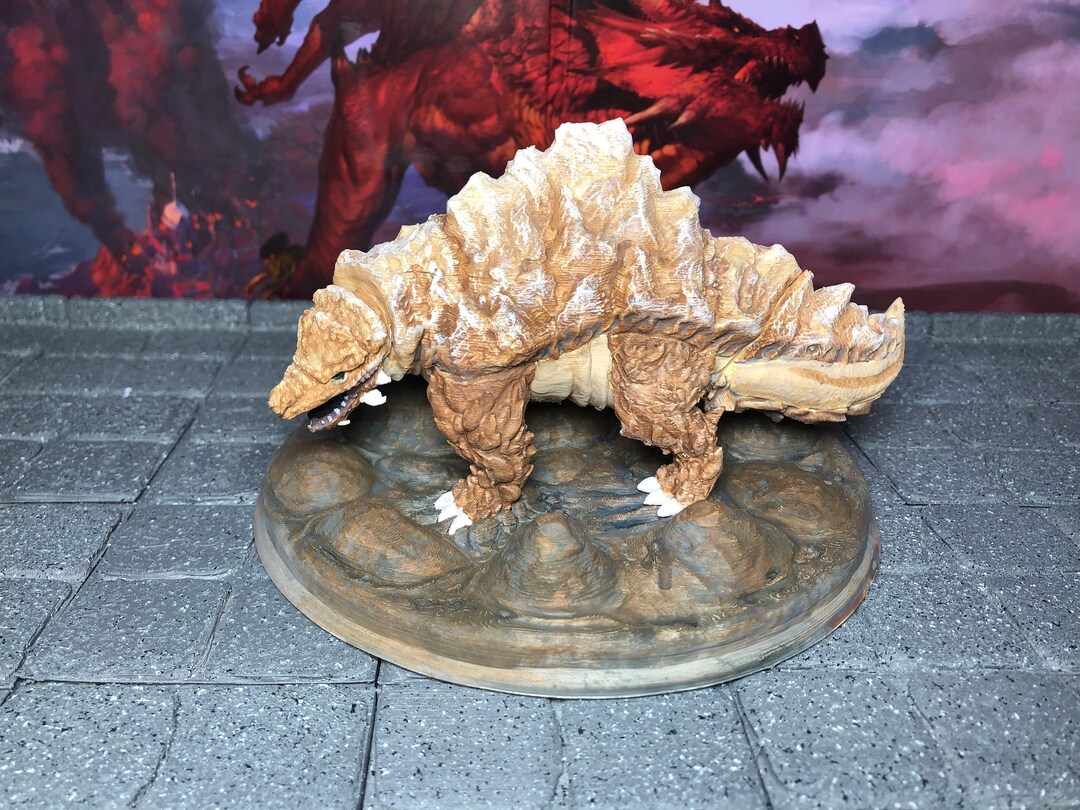Earth Dragon for Dnd or Pathfinder | 3D Printed D&D Miniature (not ...