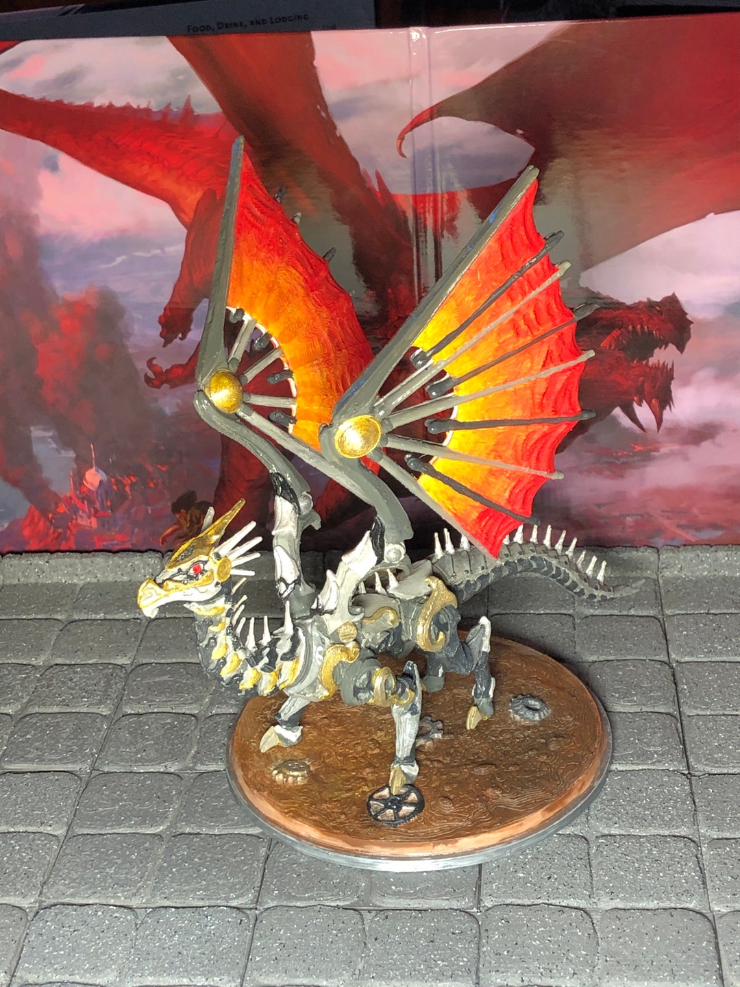 Clockwork Dragon for DND or Pathfinder 3D Printed D&D - Etsy
