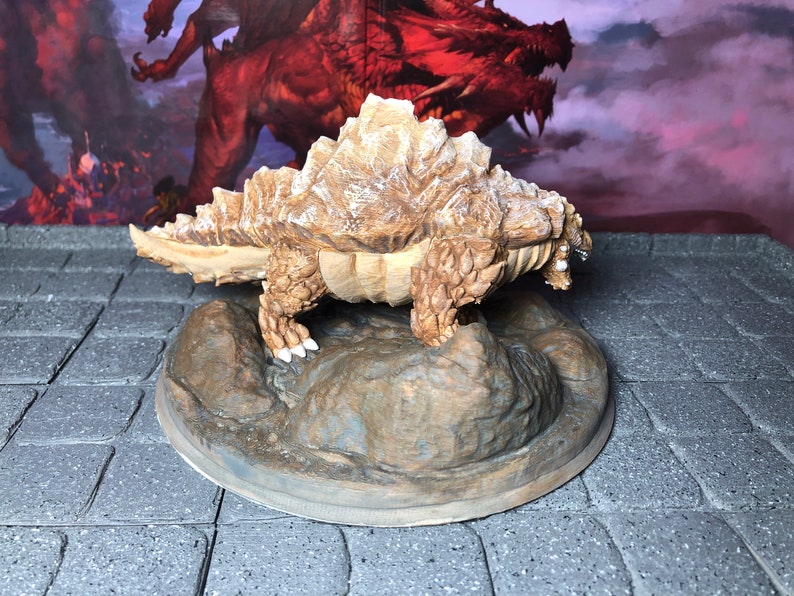 Earth Dragon for Dnd or Pathfinder | 3D Printed D&D Miniature (not ...