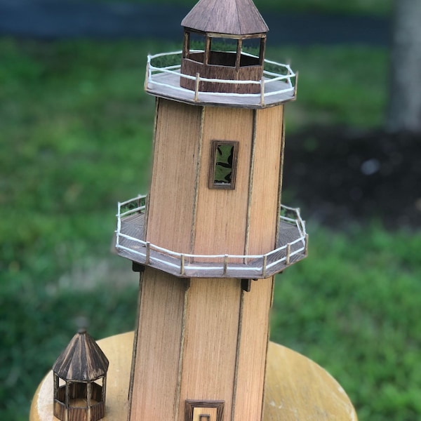 Wood Lighthouse - Etsy