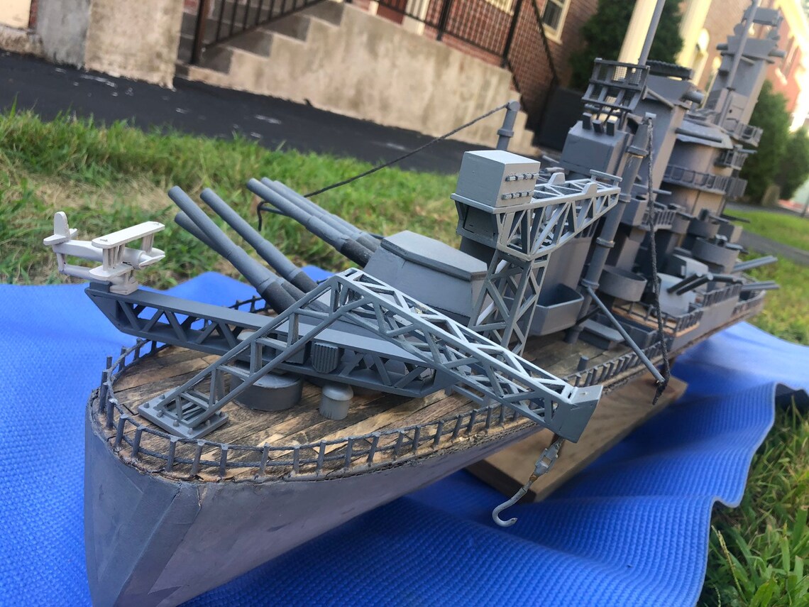 USS California (BB-44) Battleship Model - Etsy