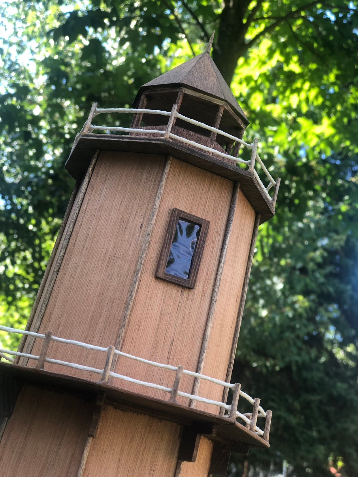 Natural Wood Lighthouse Model - Etsy