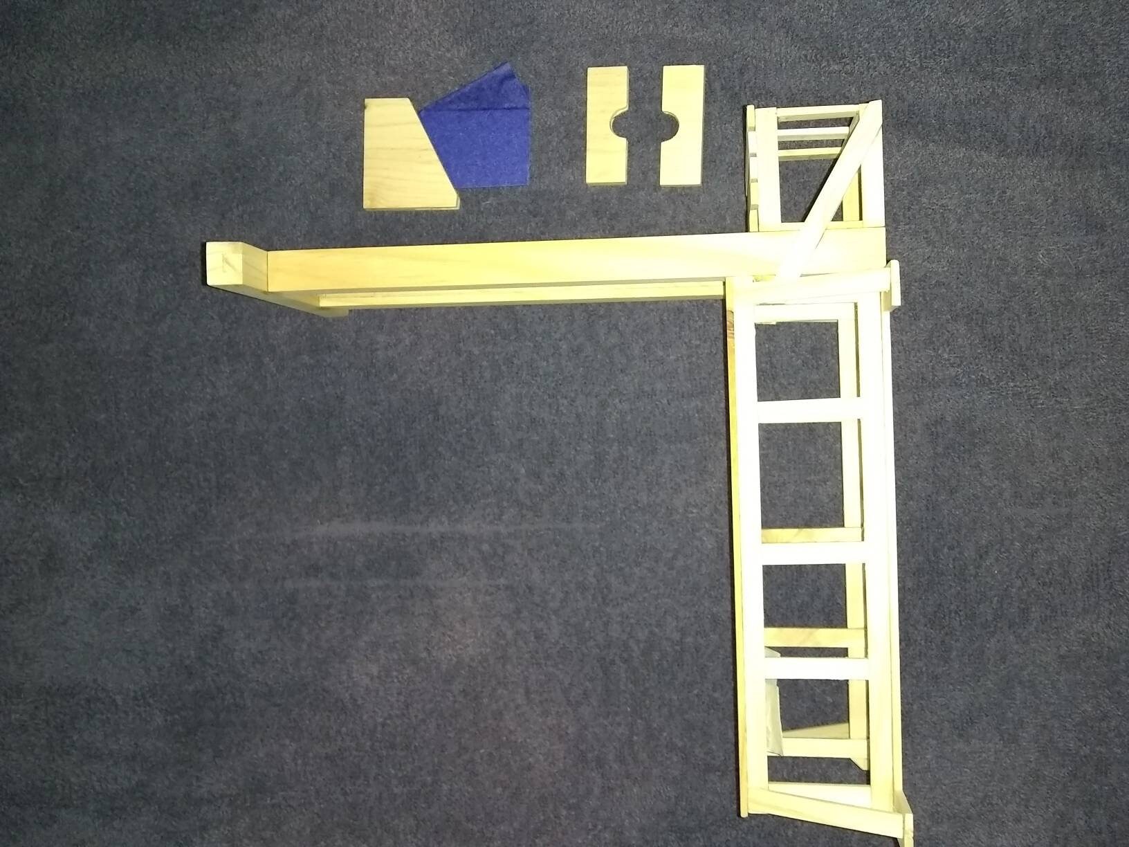 Mini Guillotine W/working Slide and Removable Basket. 100% Solid White ...