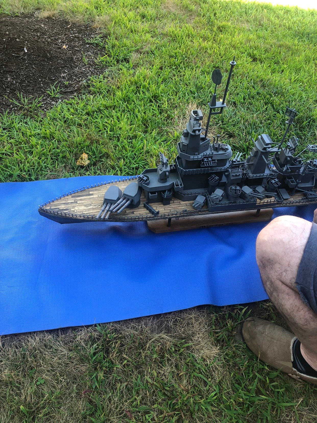 USS California BB-44 Battleship Model - Etsy