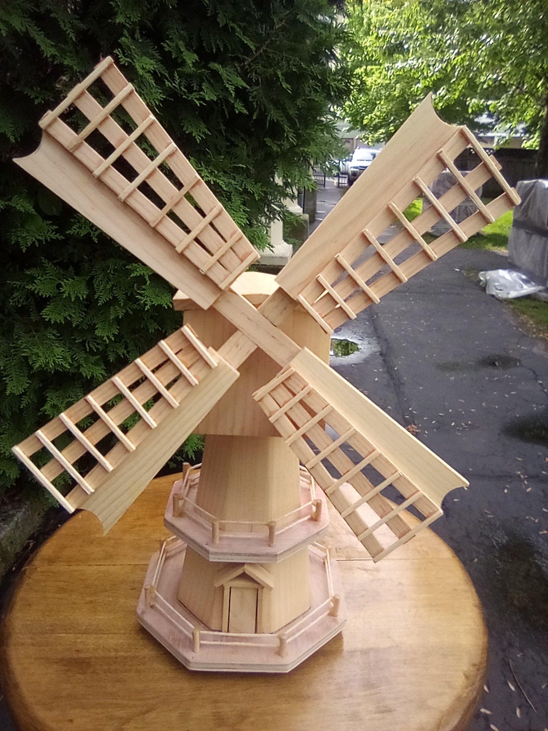 Wooden Windmill - Etsy