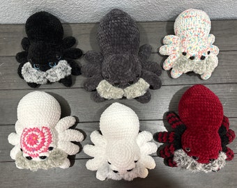 Snowflake Jumping Spider Crochet Plushie Jumping Spider Plush Gifts - Etsy