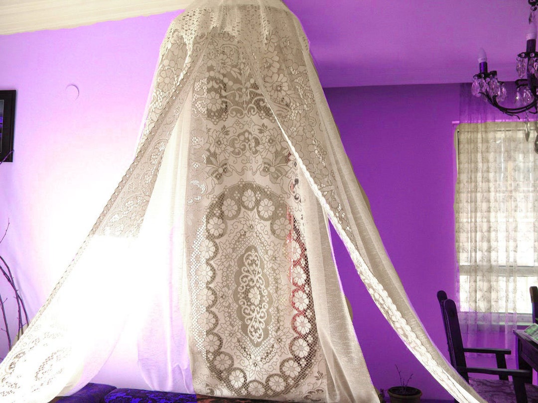 Antique Lace CUSTOM Canopy/ Vintage Lace Canopy/ Wedding Photoshot ...