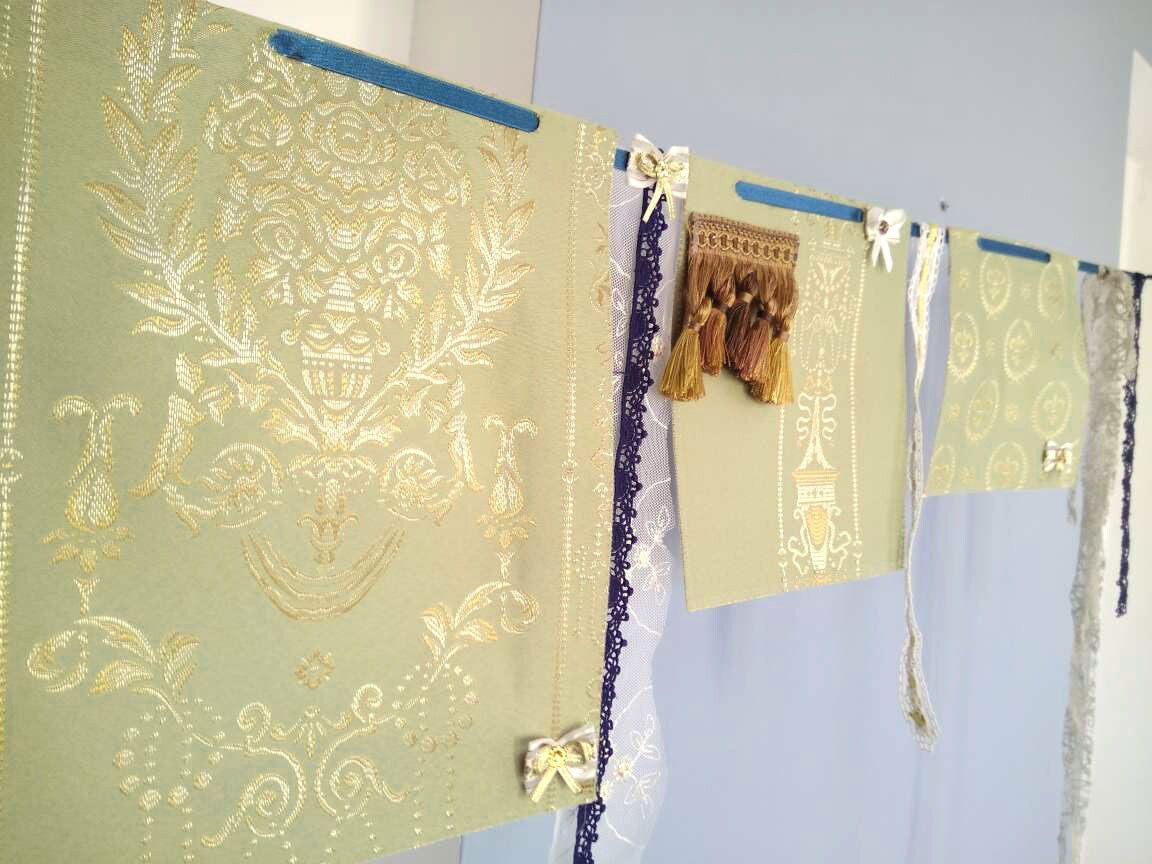 Royal Boho Garland / Green Banner / Wall Decor / Wall - Etsy