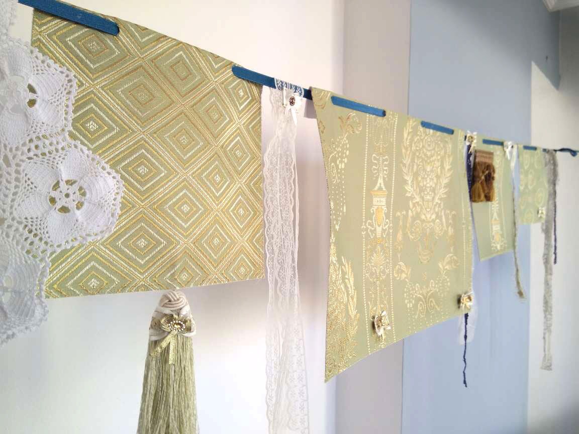 Royal Boho Garland / Green Banner / Wall Decor / Wall - Etsy