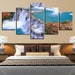 Nature Waterfall View 5 Panels Canvas Print Wall Arthd Print - Etsy