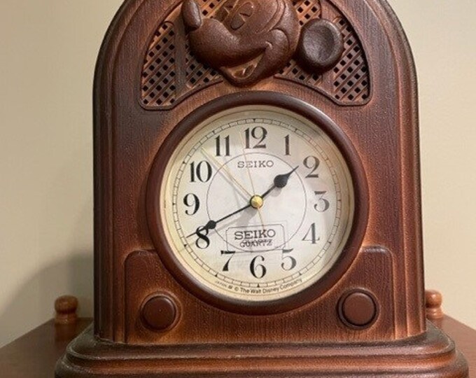 Seiko Quartz Mickey Mouse 60th Anniversary Collectible Alarm Clock - Etsy