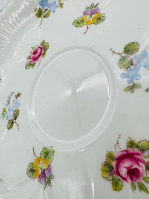 Vintage Shelley Teacup and Saucer Set 13424 - Colorful Florals ...