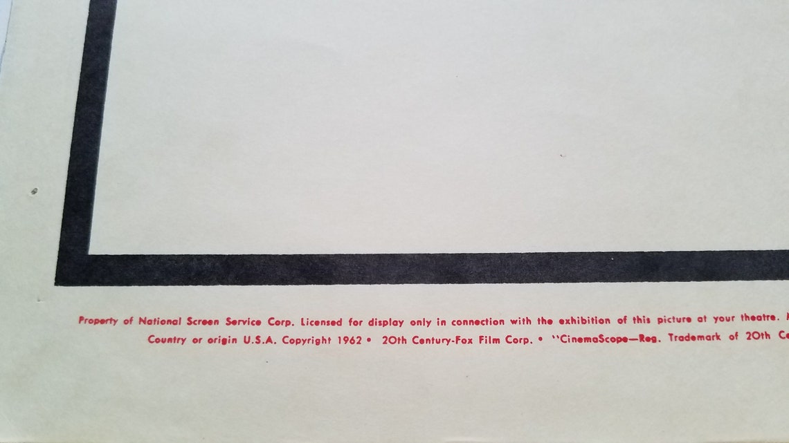 Vintage Movie Theatre Window Card "the Longest Day" - Etsy