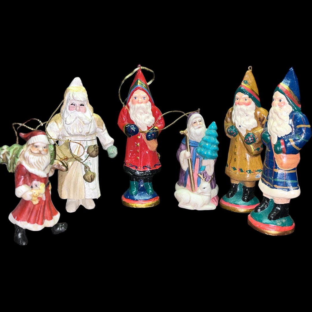 Santa Claus Ornament, House of Hatten, Saint Nicholas Ornament ...