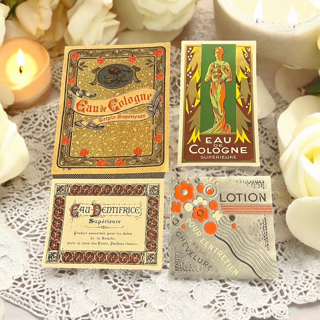Antique French Perfume Bottle Labels - Etsy